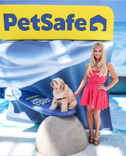 Simpson portrays Barbie in a pink sheer mini dress as she brings her ...